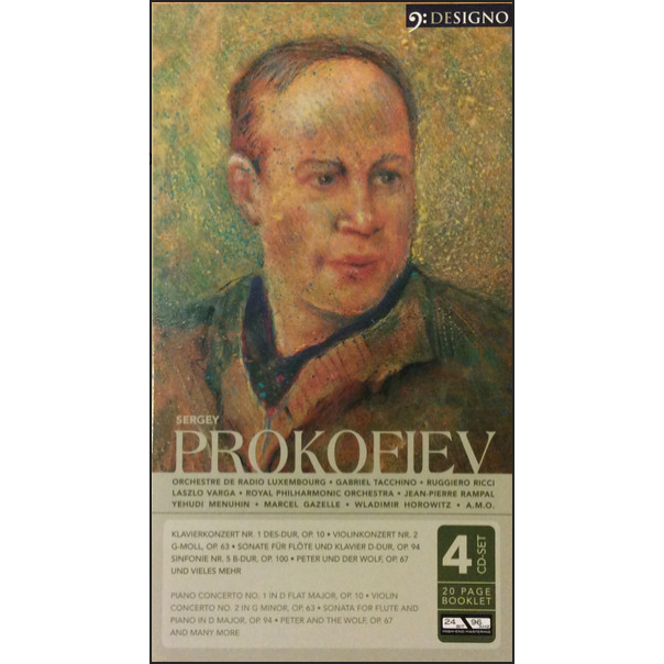 全新 | 古典 Sergei Prokofiev – Sergey Prokofiev 4CD 專輯 | 蝦皮購物