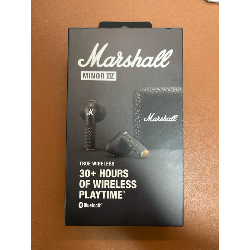 Marshall Minor IV 真無線藍牙耳機-經典黑【台灣公司貨 全新】 | 蝦皮購物