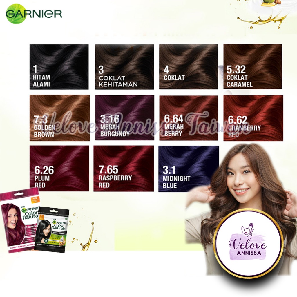 Semir Pewarna Garnier Color Naturals Rambut UltraColor 代購 | 蝦皮購物