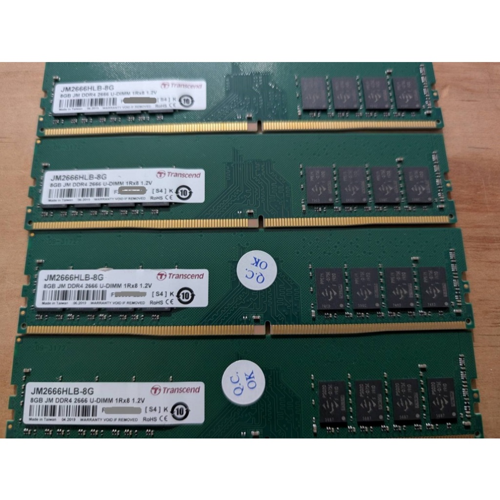 二手 創見終身保固 DDR4 2666 8G記憶體 (含稅開發票) | 蝦皮購物
