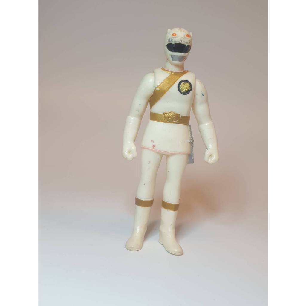 A-128 櫃 現況品 ： 牙吠白 WHITE 大河冴 百獸戰隊 GAORANGER 小軟膠 富貴玩具店 | 蝦皮購物