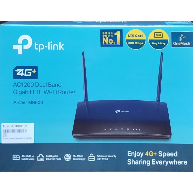 全新 TP-LINK 4G+ AC1200 DUAL BAND Gigabit LTE Wi-Fi Router | 蝦皮購物