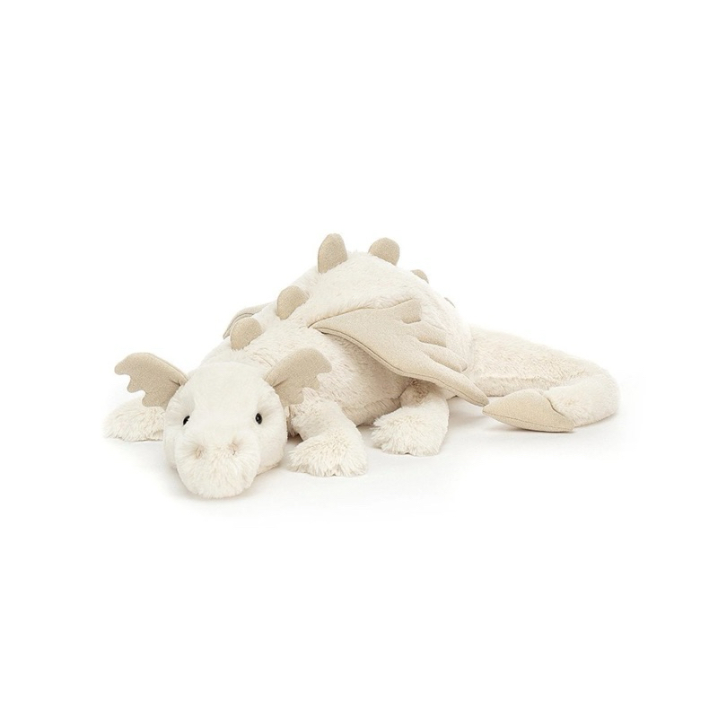 全新Jellycat正品｜白色夢幻雪龍/白色雪龍 🤍30公分/50公分/66公分 Snow Dragon | 蝦皮購物