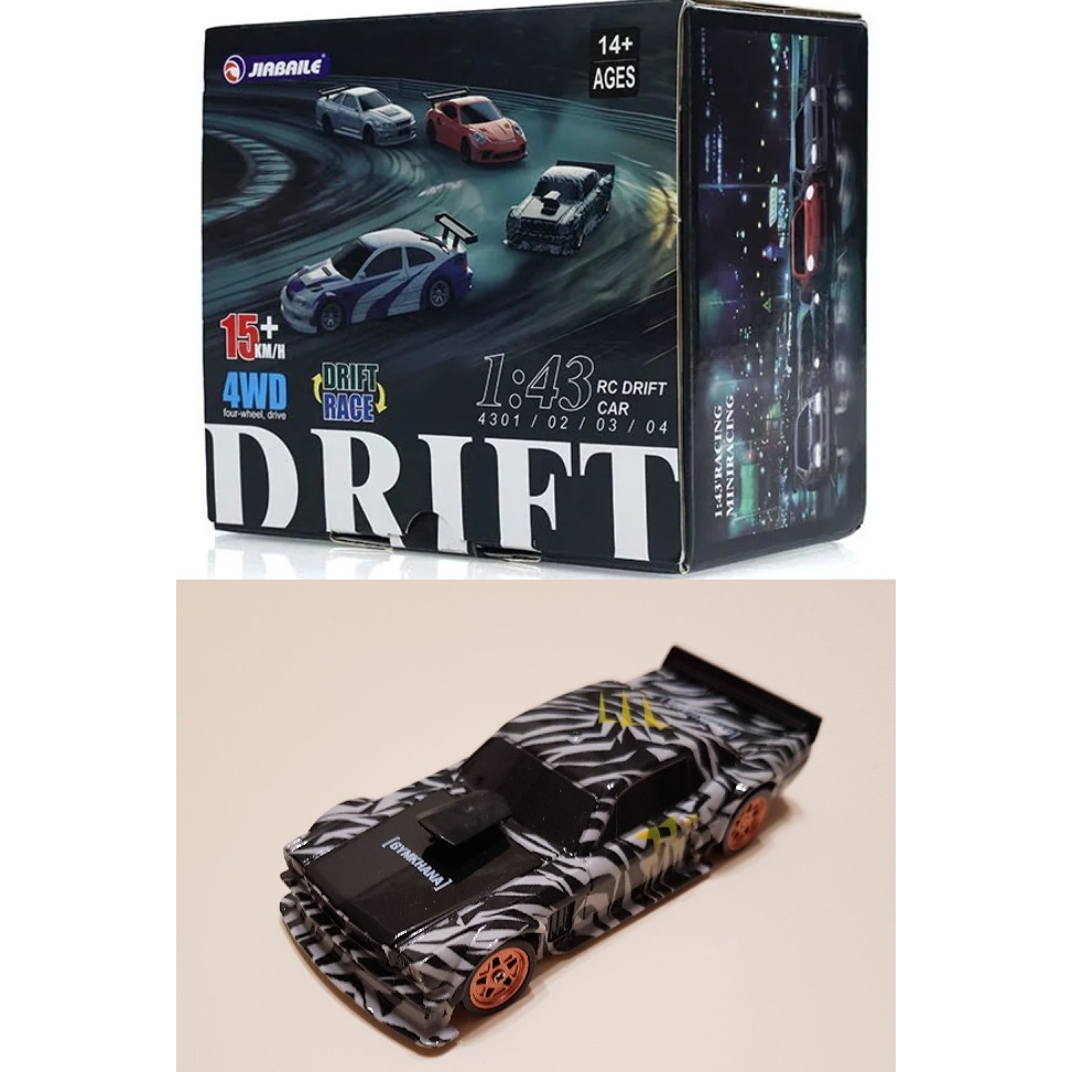 1:43 JIABAILE DRIFT CAR (陀螺儀版)四驅 遙控車 甩尾車 飄移車 漂移車 全比例操控 | 蝦皮購物