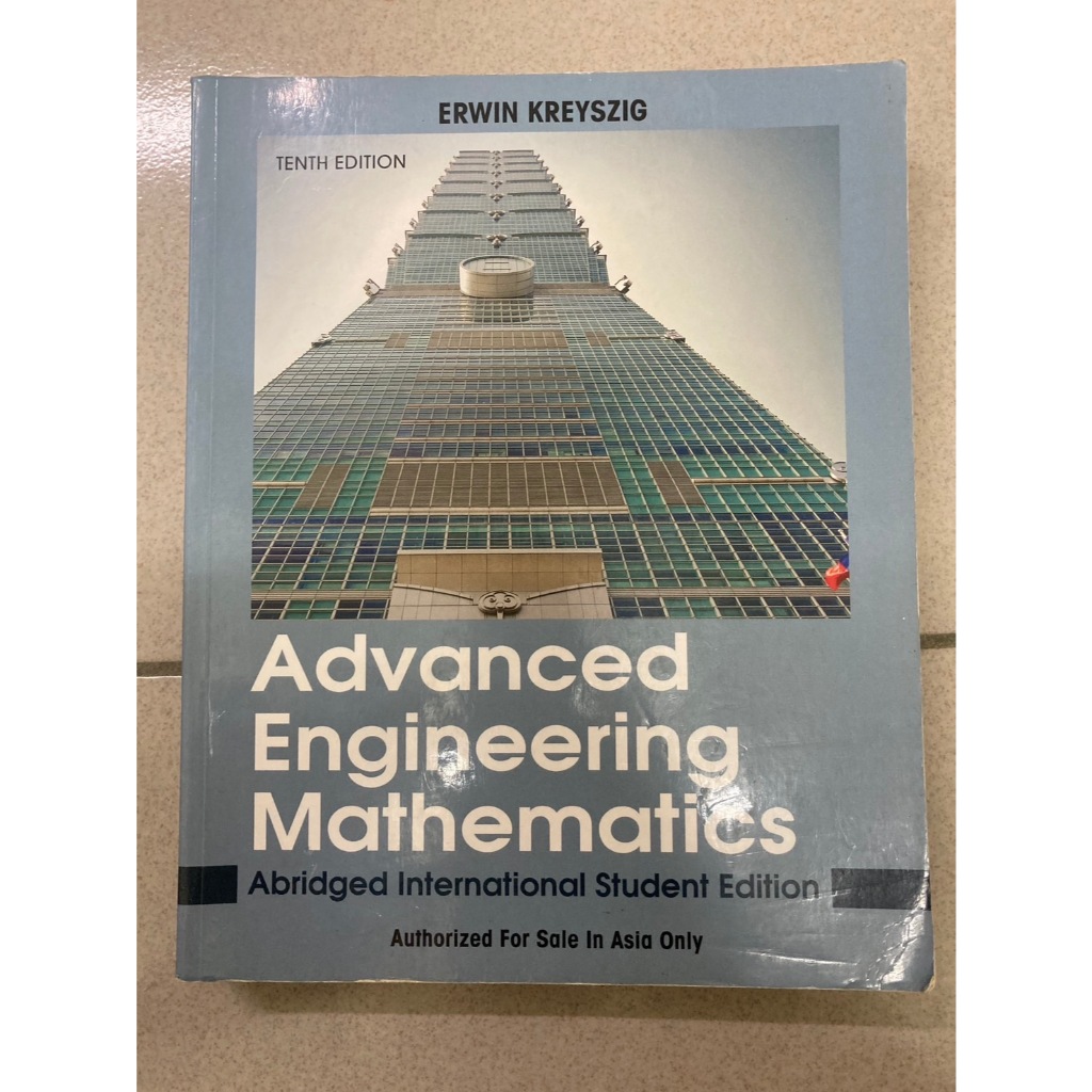 Advanced Engineering Mathematics 10th edition 工程數學 | 蝦皮購物