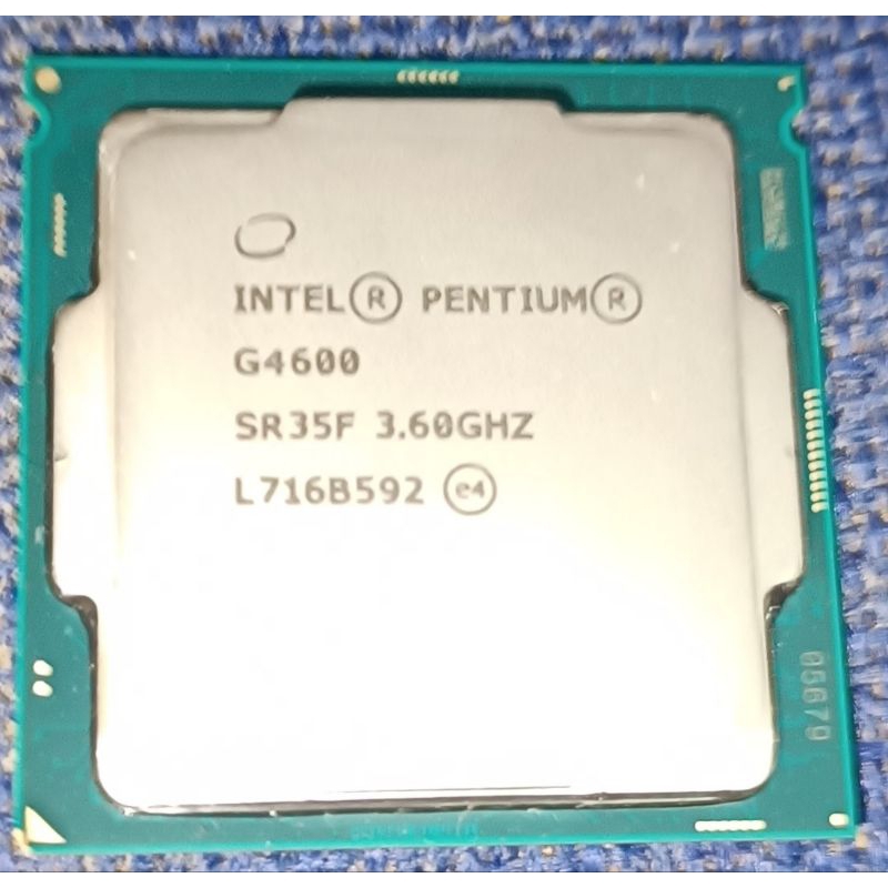 Intel G4600 CPU 一顆 | 蝦皮購物