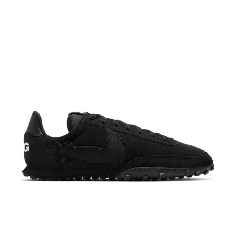 NIKE CDG COMME des GARCONS x Waffle Racer Black 黑 US12 | 蝦皮購物