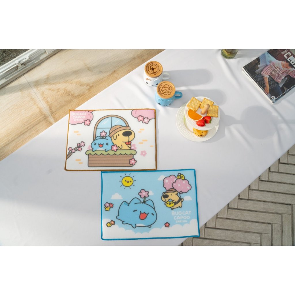 【DT小舖】正版 7-11 x BUGCAT CAPOO 貓貓蟲 咖波 吸水餐墊 夾物 娃娃機戰利品 (夾物專區) | 蝦皮購物