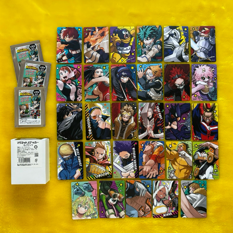★現貨 我的英雄學院 jf2025 js jump shop 原畫 磁鐵小卡 盲抽 拆售 | 蝦皮購物