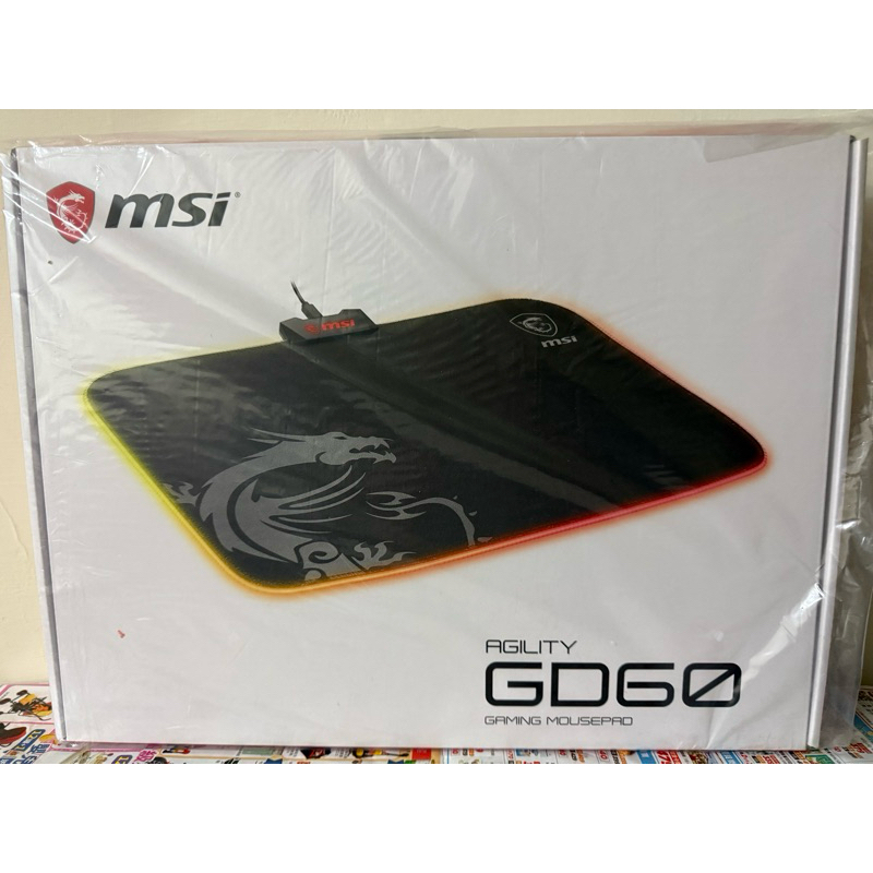 微星 MSI AGILITY GD60 電競滑鼠墊 全新未拆 | 蝦皮購物