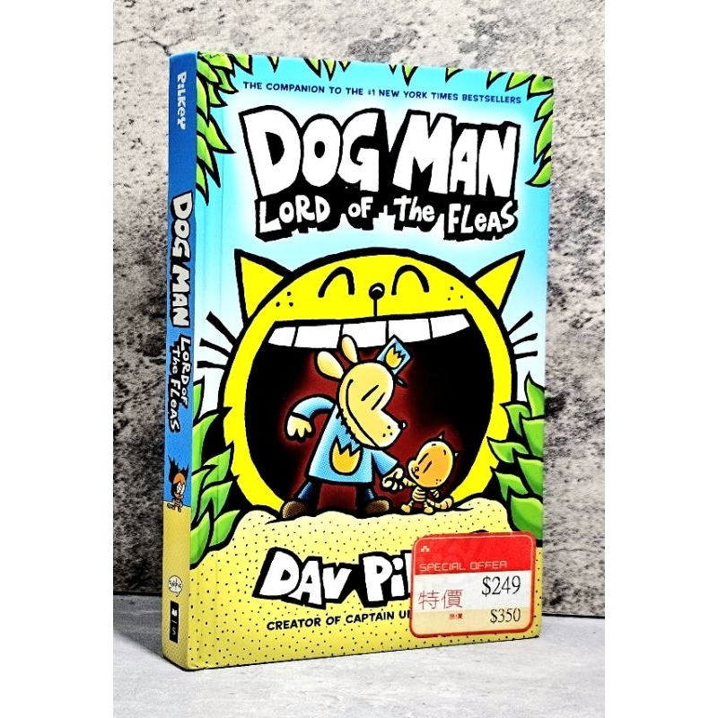最低價 英文童書 精裝 Dog Man 5 Lord Of The Fleas/ Dav Pilkey | 蝦皮購物