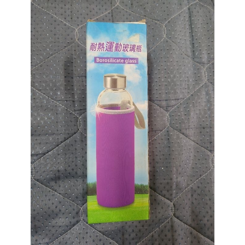 （全新）耐熱運動玻璃瓶 550ml | 蝦皮購物