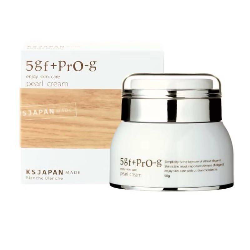 現貨（光伸免稅店）5GF+PRO-G Pearl Cream 抗皺保濕精華霜珍珠霜50g 日本原裝帶回 | 蝦皮購物