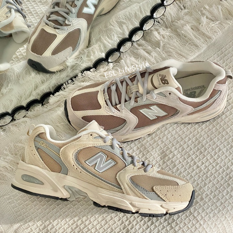現貨 NEW BALANCE 530 NB 530 奶油 奶茶 大地色 棕色 復古 休閒 MR530CP MR530CN | 蝦皮購物