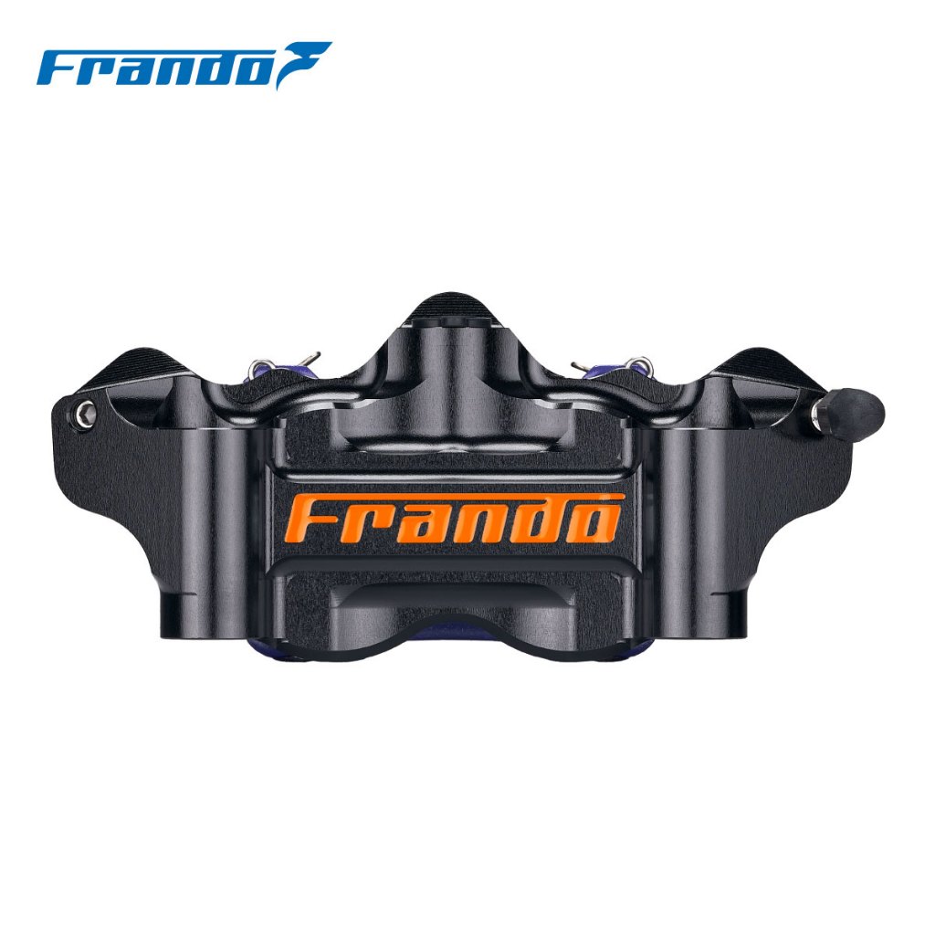 【Frando】KTM配色 孔距80MM直上 CNC輻射對四卡鉗 FCC-680S 黑橘 | 蝦皮購物