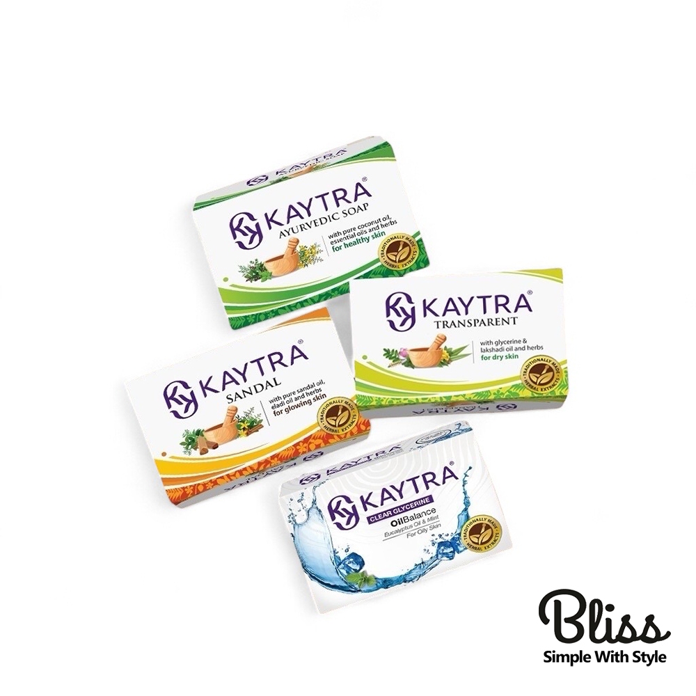 KAYTRA 印度草本美肌皂 印度皂 深綠草本 淺綠溫和 橘色檀香 水藍清爽 4款可選 | 蝦皮購物
