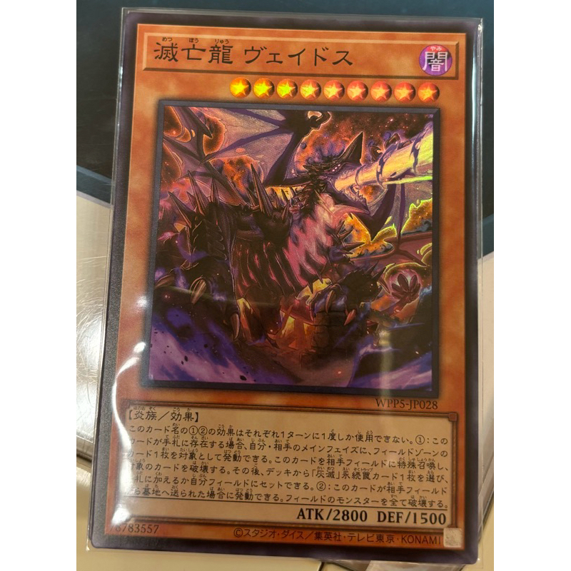 遊戲王 WPP5-JP028 滅亡龍 維多斯 亮面 滿百出貨 | 蝦皮購物