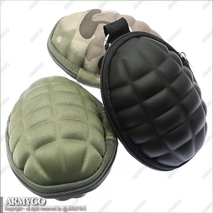 【ARMYGO】手榴彈造型 鑰匙零錢包 (三色可選擇) | 蝦皮購物