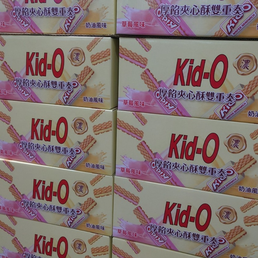 COSTCO 好市多 Kid-O 厚餡夾心酥雙重奏 54入 夾心酥 草莓夾心酥 奶油夾心酥 草莓 奶油 夾心餅乾 餅乾 | 蝦皮購物