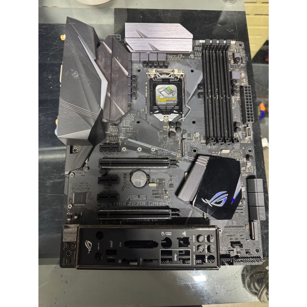 ASUS 華碩 STRIX Z270E GAMING Z270 D4 電競 旗艦款 1151 功能正常 | 蝦皮購物