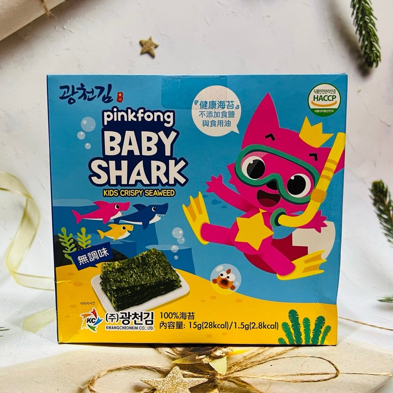 [開麥啦。]韓國 廣川海苔 碰碰狐 無調味海苔（1.5gX10入）不添加鹽 不添加食用油 | 蝦皮購物