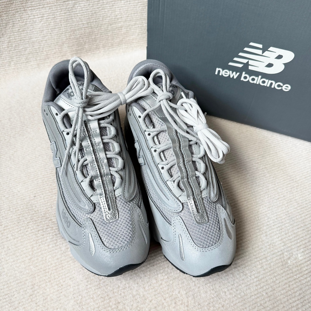 全新 NB New Balance 1000系列男 千禧經典設計復古鞋 金屬銀x雨雲灰 (M1000TE) | 蝦皮購物