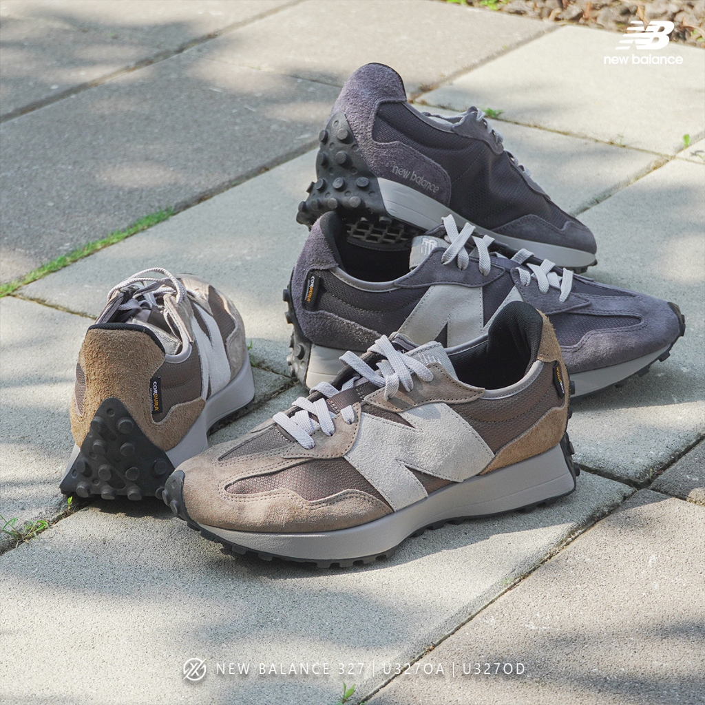 New Balance 327 棕咖啡 U327OA 磁石灰 U327OD | 蝦皮購物