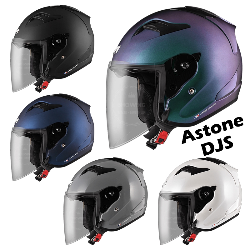 現貨 Astone DJS 免運 內建墨鏡 吸濕排汗內襯 加長型鏡片 眼鏡溝設計 藍芽耳機袋 四分之三罩 全罩 | 蝦皮購物