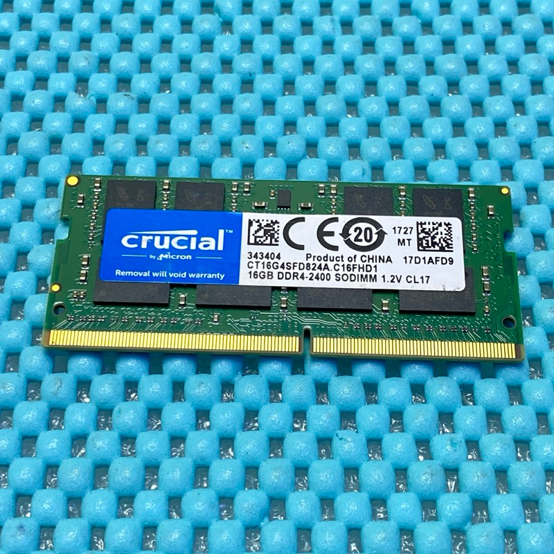 含稅價 Crucial 16GB DDR4-2400 筆電記憶體 二手測試良品 | 蝦皮購物