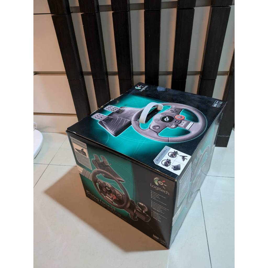 羅技 Logitech Driving Force GT PS3 / PS4 / PC力回饋方向盤 9.99 成新 | 蝦皮購物