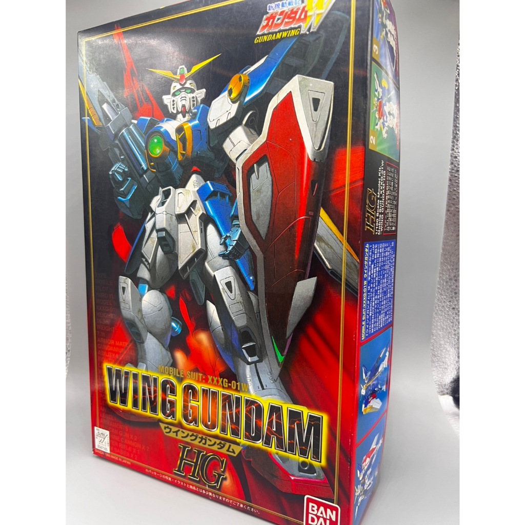 F599【模型出櫃】鋼彈W HG 1/100 XXXG-01W 飛翼鋼彈 鋼彈W 紅標有書盒 | 蝦皮購物