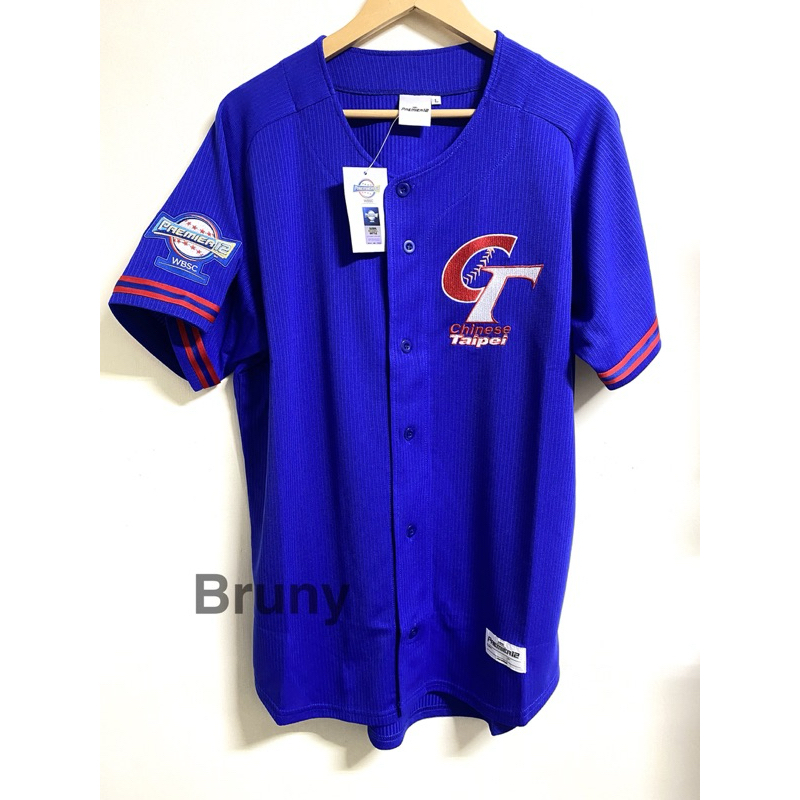 2024 Premier12 P12 十二強12強 經典CT球迷版棒球衣 中華隊球衣 藍/白色 | 蝦皮購物
