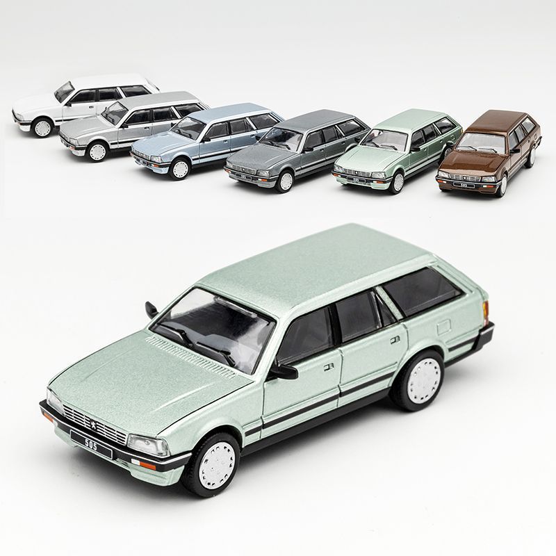 DCT 1:64 Peugeot 505 SW 模型車 標誌 旅行車 WAGON Estate 經典旅行風 獅王 | 蝦皮購物