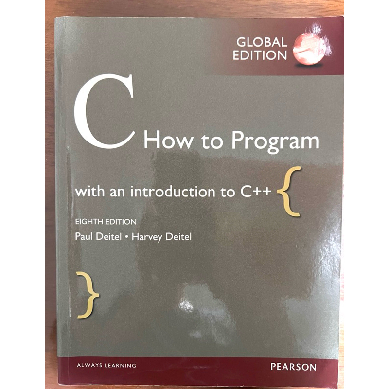 《二手書》程式設計 C語言原文書 C how to program | 蝦皮購物