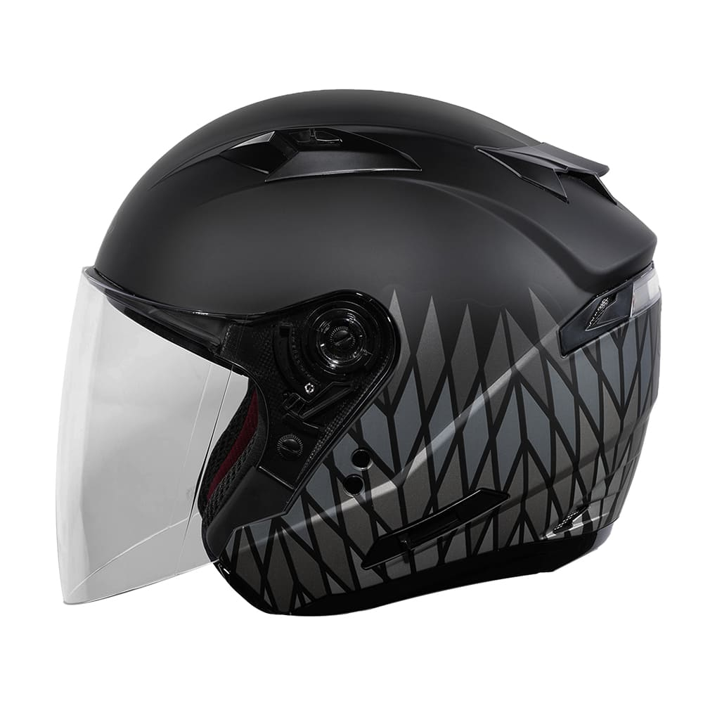 【SOL Helmets】GMAX OF-77開放式安全帽 (夜曲_消光黑/銀) ｜ SOL安全帽官方商城 | 蝦皮購物