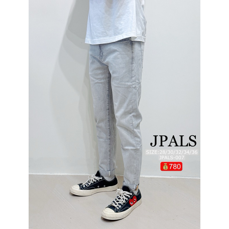 【JPALS】 現貨秒發 超彈力 素面 水洗 水泥灰 灰白 淺灰 水洗 白色 韓版 牛仔 素面 彈力 韓國 牛仔褲 潮流 | 蝦皮購物