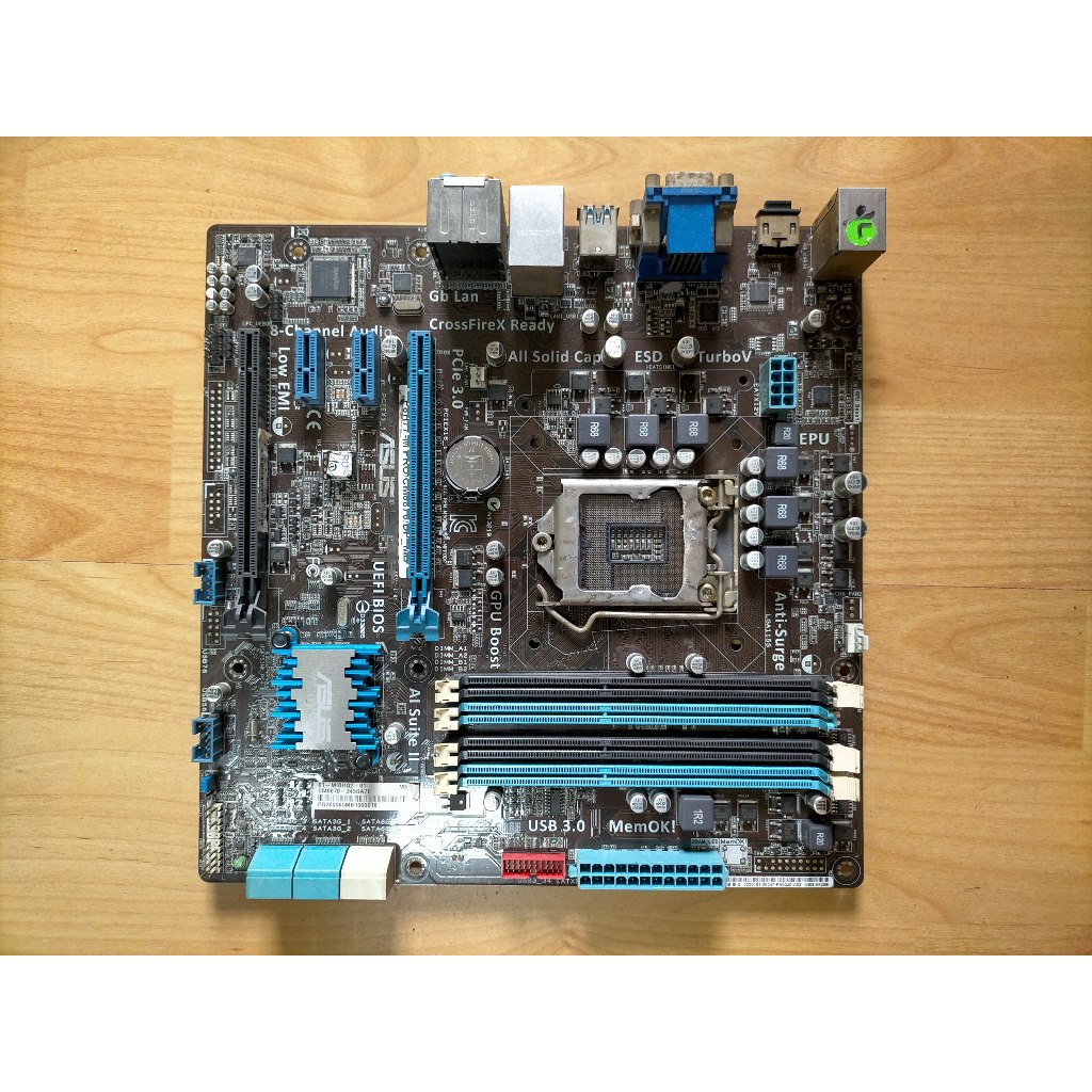 A.1155主機板-ASUS P8H77-M PRO/CM6870//DP_MBDDR3雙通道 i7 i5直購價430 | 蝦皮購物