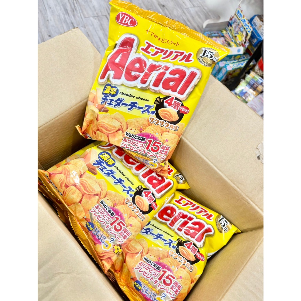 ☆新品現貨區2411☆YBC 15周年紀念版 四層 Aerial 玉米脆餅 巧達起司風味 烤玉米風味 | 蝦皮購物