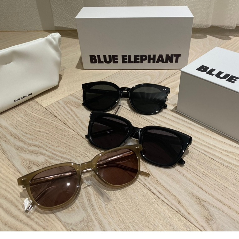 現貨秒出🚀+預購💎=S33= blue elephant 墨鏡 平光眼鏡 平價版GM 楷燦 智秀 秀彬 VAINT | 蝦皮購物