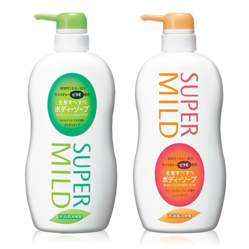 SUPER MILD詩波蜜柔 沐浴乳 650ml 花果香 柑橘香 滋潤型 清爽型 | 蝦皮購物