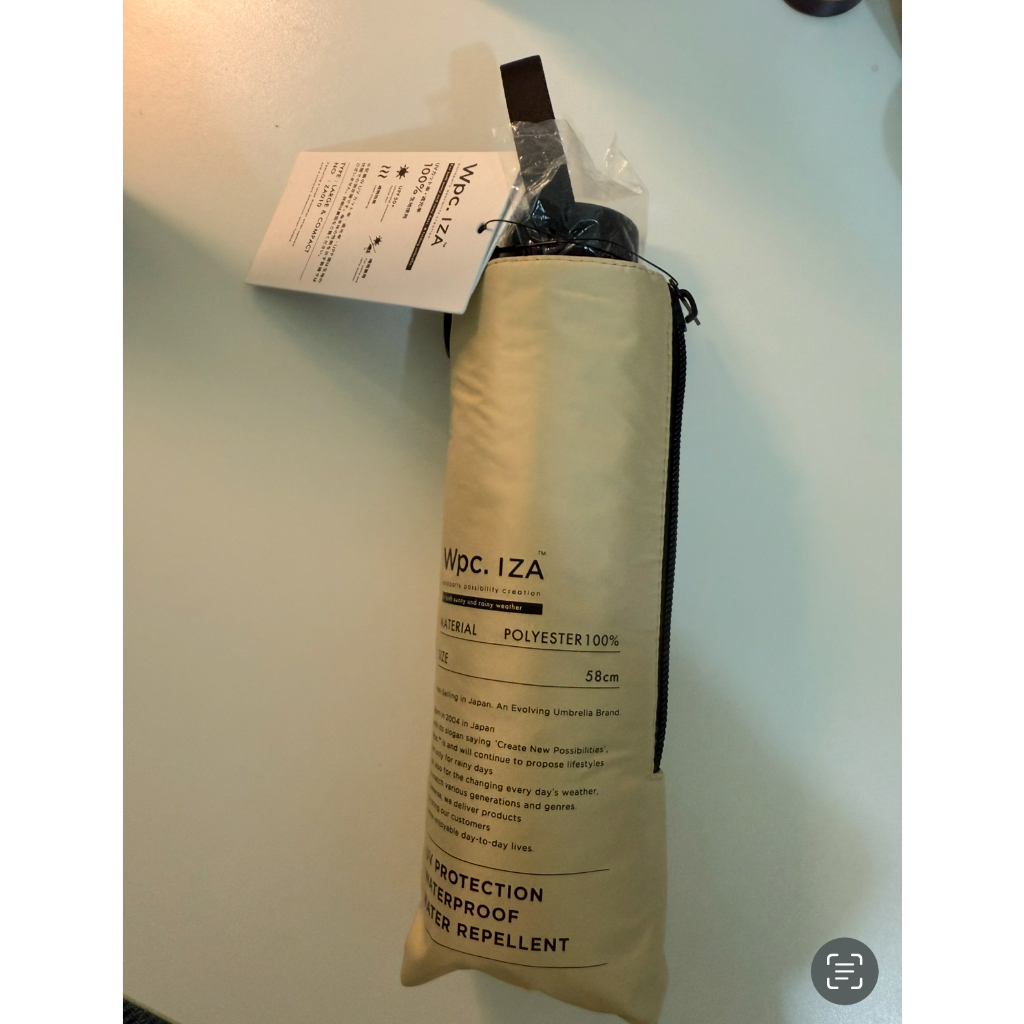 日本 WPC.IZA ZA010 一級遮光100公分大傘面折疊傘 抗UV 遮熱 晴雨兩用 陽傘雨傘 全新 | 蝦皮購物