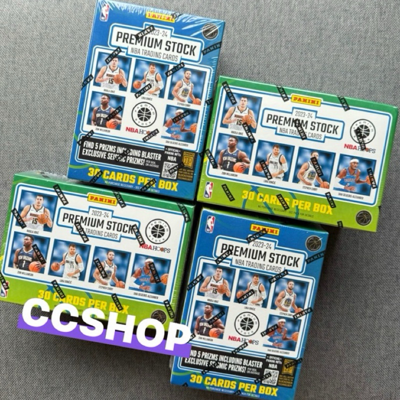 【CCSHOP】現貨🌟2023-24 Premium Stock Blaster高質感金屬系列NBA籃球卡盒一盒拆斑馬 | 蝦皮購物