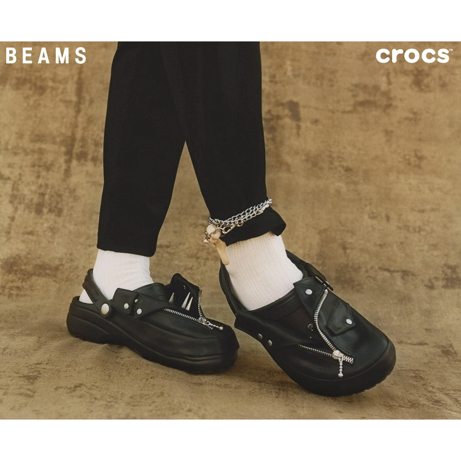 Beams x Crocs Classic Clog "Leather Riders" 暴走族 210582-001 | 蝦皮購物