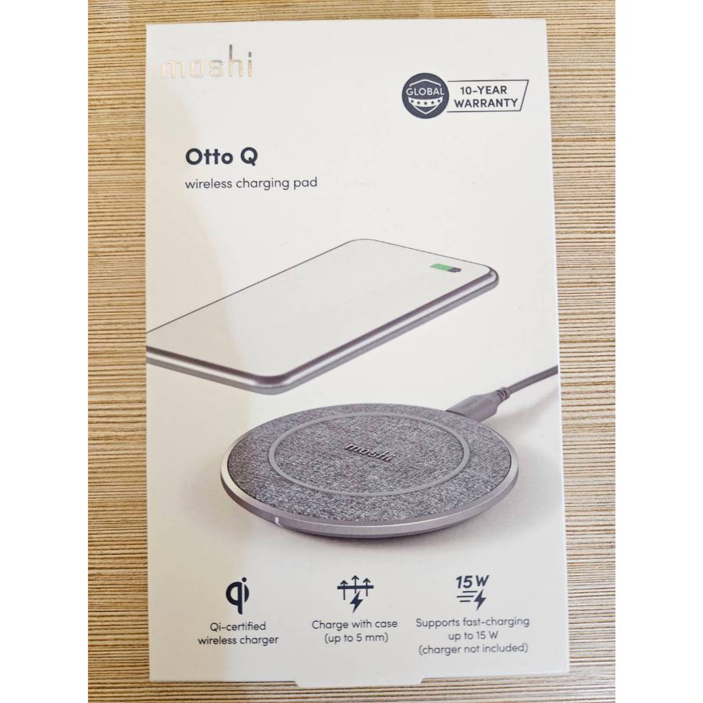 全新 Moshi Otto Q 無線充電盤 USB-C 防過充 Qi認證 AirPods充電 台中 | 蝦皮購物