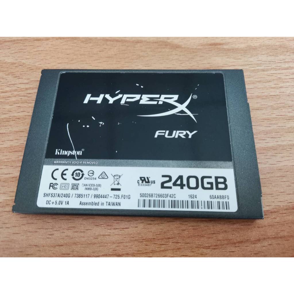 良品 金士頓 Kingston Hyperx SSD 固態硬碟 2.5 吋 SATA3 240G PC 筆電 256G | 蝦皮購物
