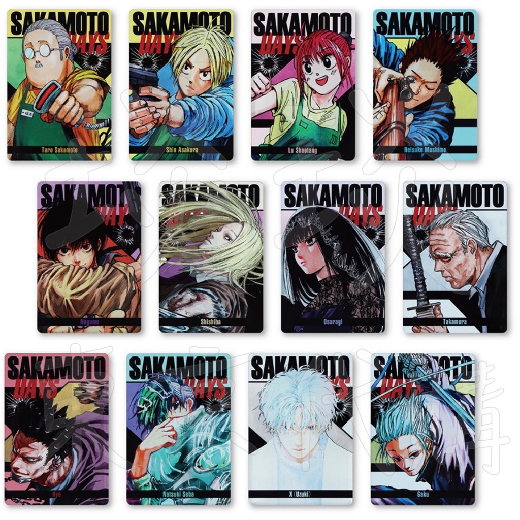 【琰琰東京代購】預購日版 JF2025 SAKAMOTO DAYS 數據卡 隨機收藏卡 坂本日常 朝倉新 南雲 大佛 | 蝦皮購物