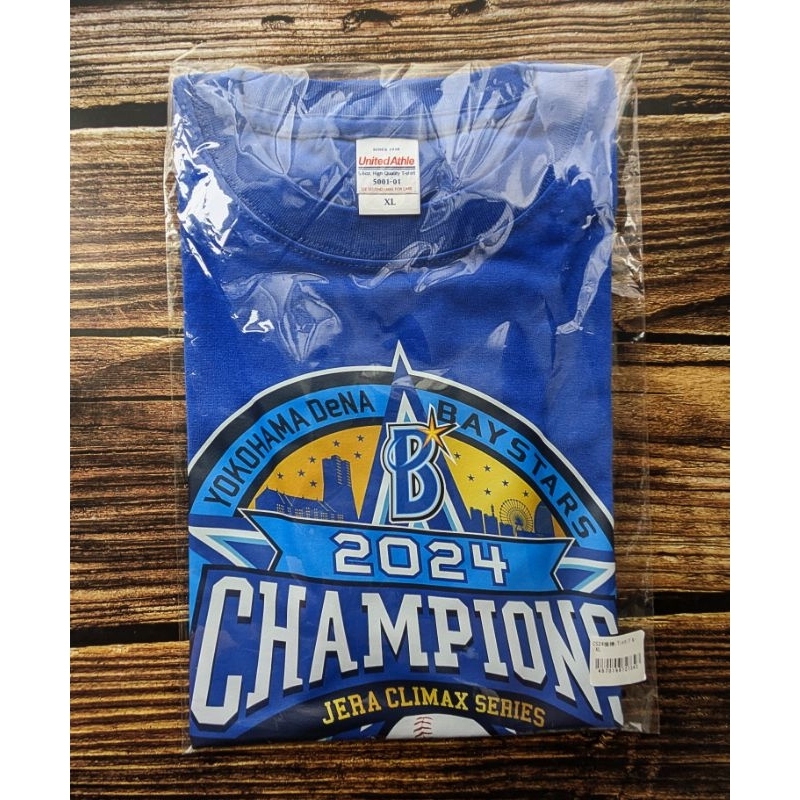 黏爸打選貨_24小時出貨-NPB橫濱Dena 2024 央聯優勝紀念T | 蝦皮購物