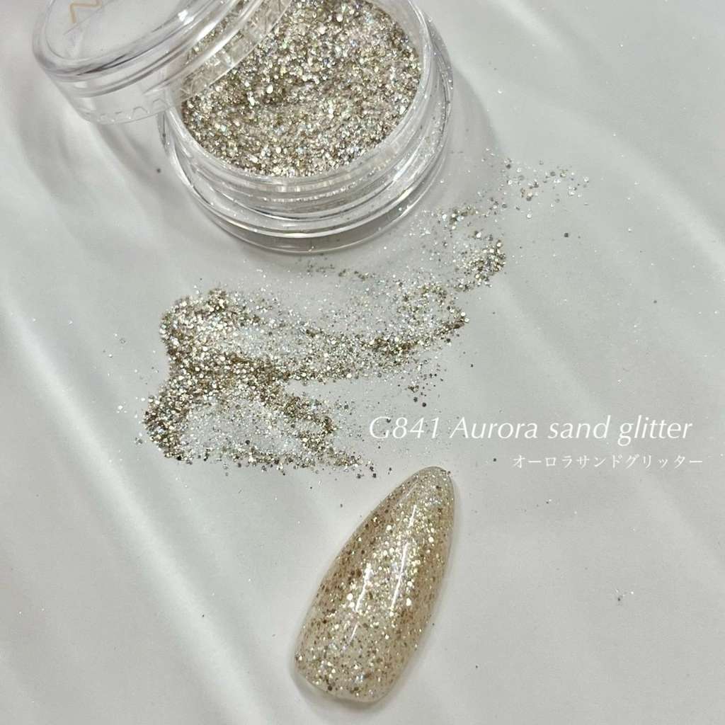全新現貨 NOVEL 1841 G841 Aurora sand glitter 極光 沙金色 亮粉 日本 美甲 代購 | 蝦皮購物