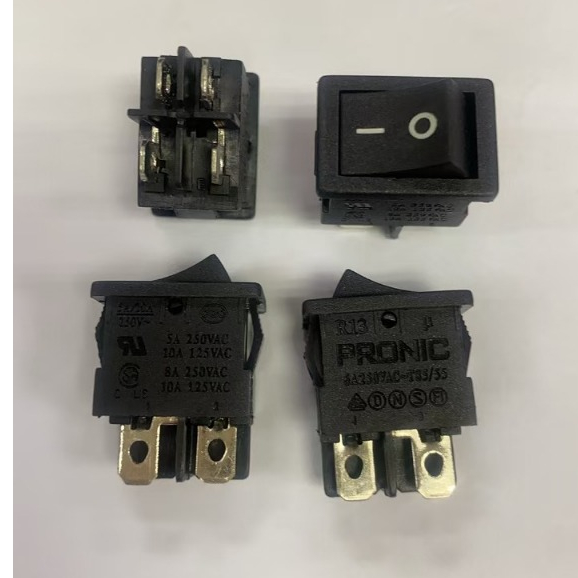 台灣現貨 PRONIC 船型開關 4P 2段 迷你洛可開關 翹板開關 切換開關R13 | 蝦皮購物