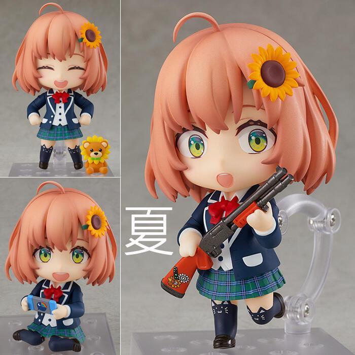 《夏本舖》日版 GSC 黏土人 1586 彩虹社 本間向日葵 制服 美少女 散彈槍 虛擬 直播主 遊戲機 吉祥物 Q版 | 蝦皮購物